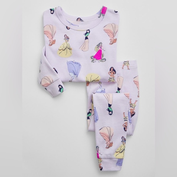 Disney | Pajamas | Disney Princess Pajama Set Light Purple Belle Moana ...